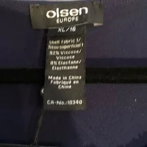 Olsen | Dresses | Olsen Island Breeze Sleeveless Blue Dress With ...